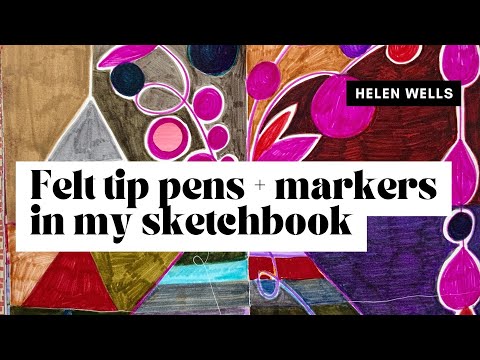 Art supplies: My five favourite types of felt tip pen and marker