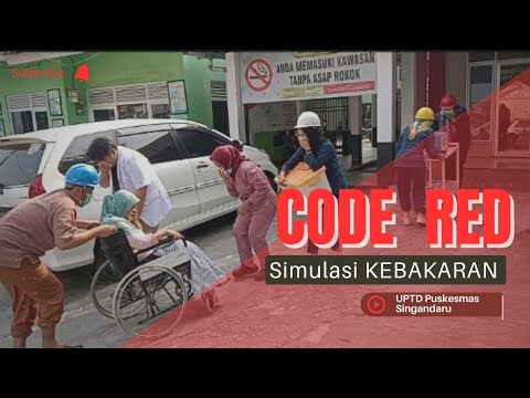 SIMULASI CODE RED ( KEBAKARAN ) di @puskesmassingandaruserang147
