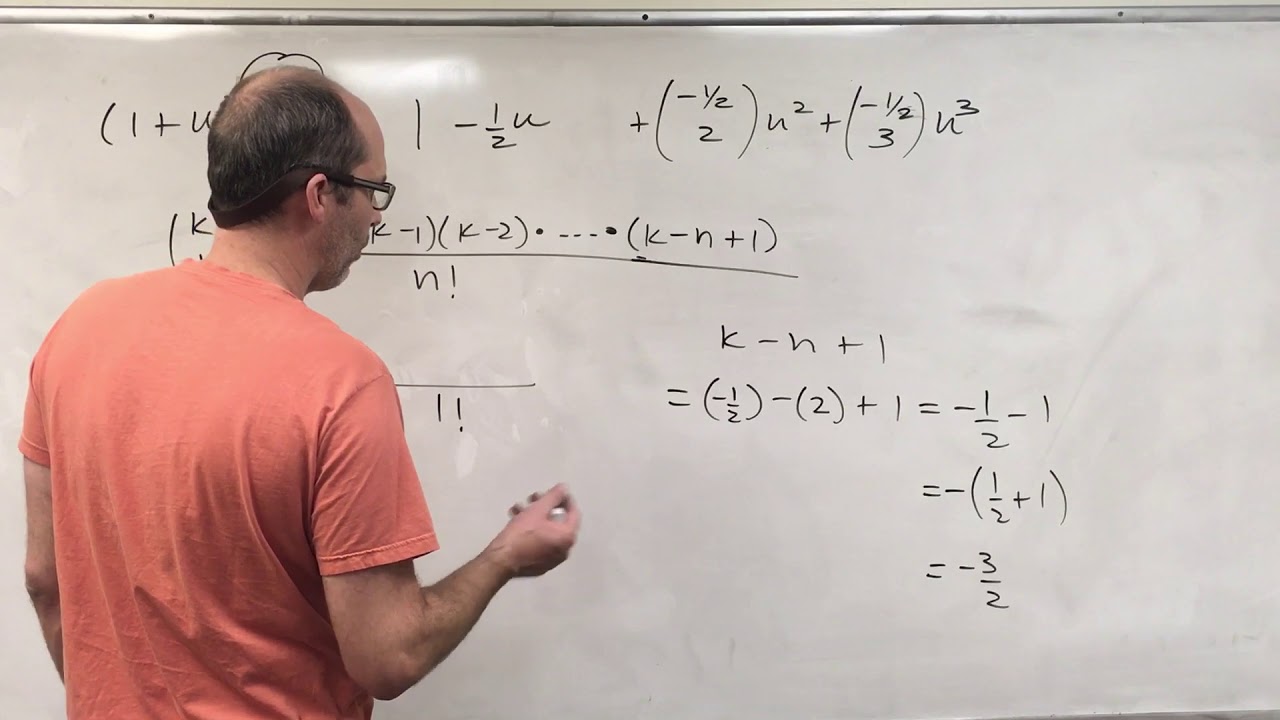 Binomial Series Basic Example