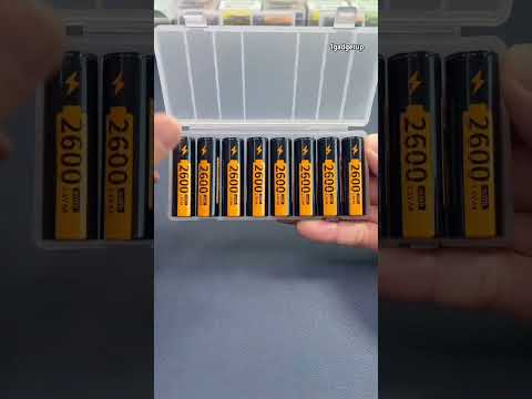 Normal batteries are not as powerful as rechargeable batteries ⚡🔋 #battery #shorts