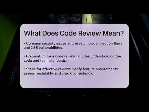 What Does Code Review Mean? - Next LVL Programming