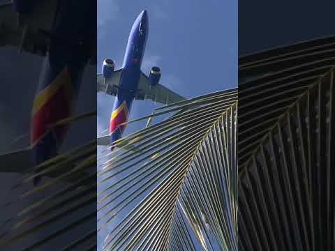 Southwest 737 Approaching Kona International Airport!
