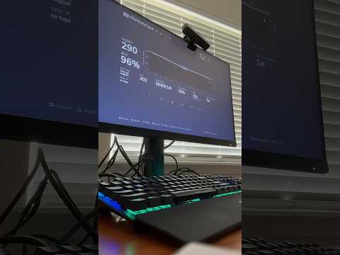 Typing at 290 WPM?! #monkeytype #typing #speedtyping #keyboard #asmr