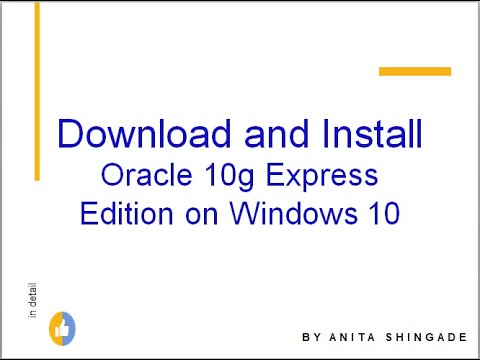 Oracle 10g installation and Testing