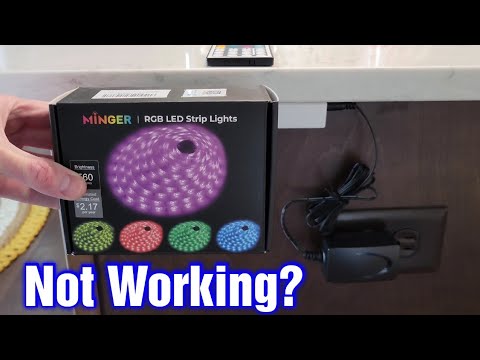 Minger RGB LED Strip Lights Or Remote Not Working?