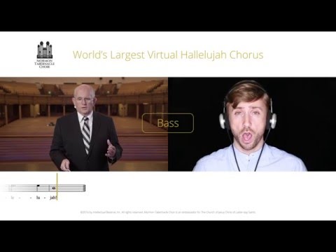 Bass Part for #Hallelujah Virtual Choir | The Tabernacle Choir