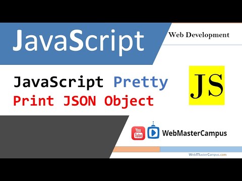 JavaScript Pretty Print JSON Object
