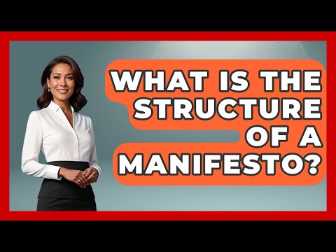 What Is The Structure Of A Manifesto? - Literary Icons