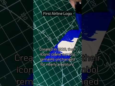 Lufthansa designed the first logo!