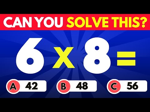 Can You Pass This 5th Grade Math Quiz? #MathQuiz #5thGradeMath #EducationalQuiz