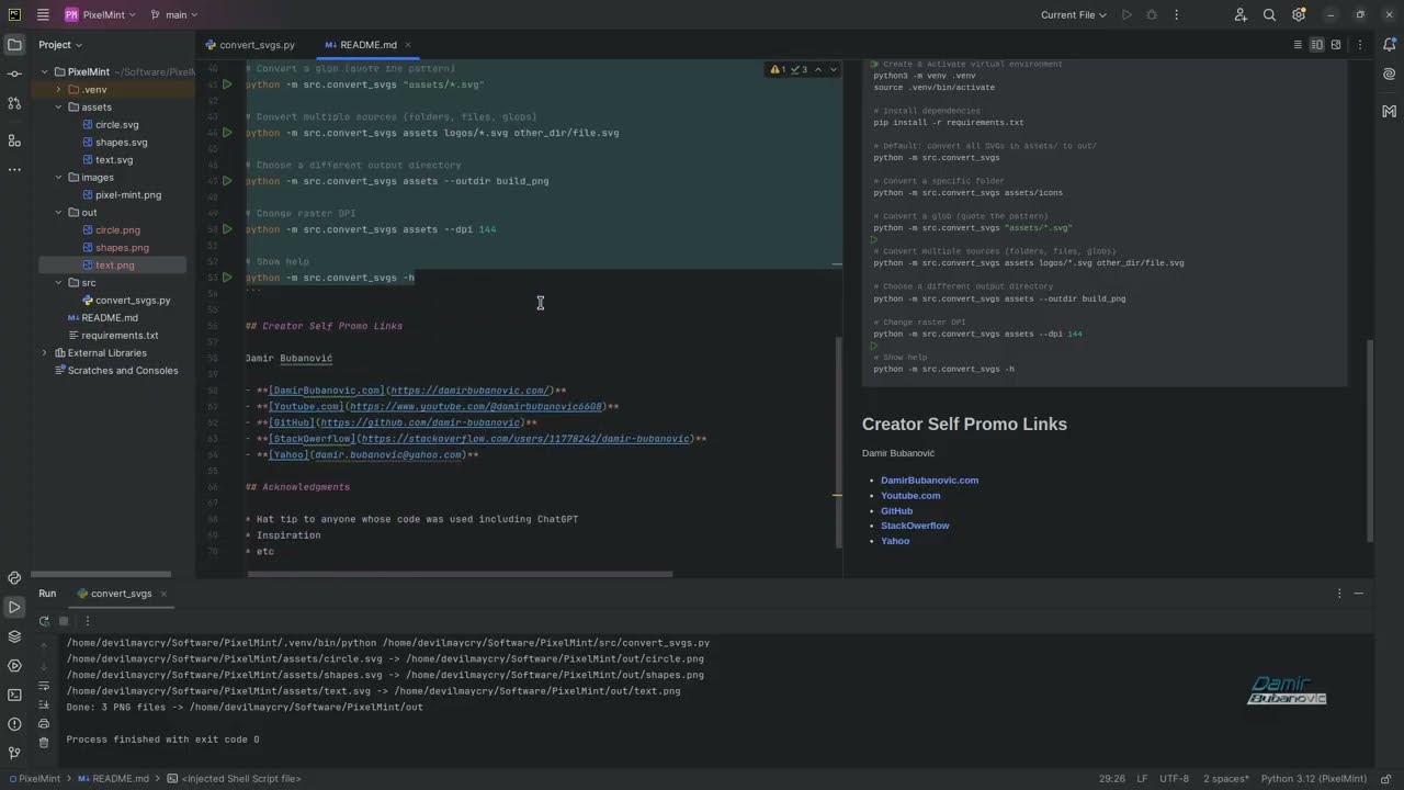 PixelMint: Convert SVG to PNG in Bulk with One Python Script