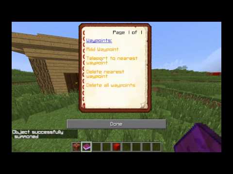 Waypoints in vanilla minecraft Minecraft Map