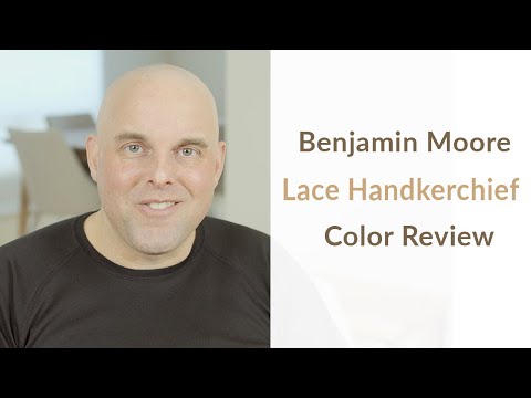 Benjamin Moore Lace Handkerchief Color Review