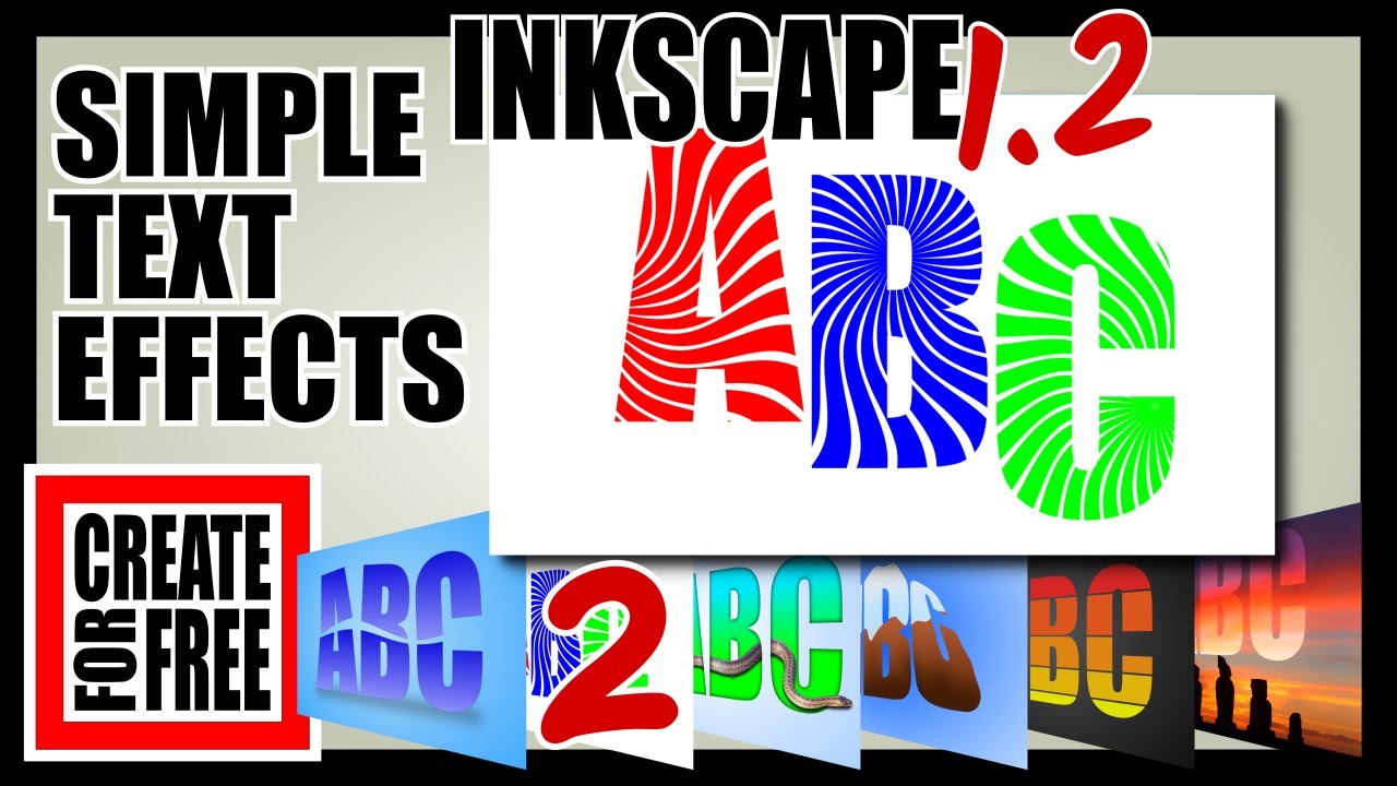 Funky Text Effect Inkscape