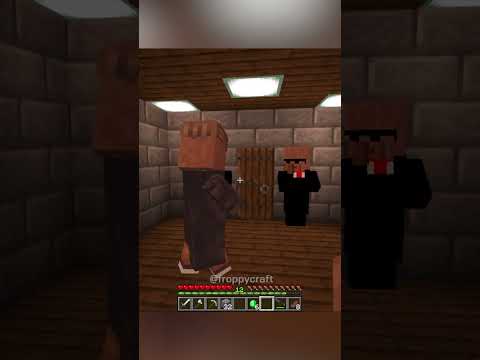Minecraft Villagers in Black Market #minecraft #villager #grox