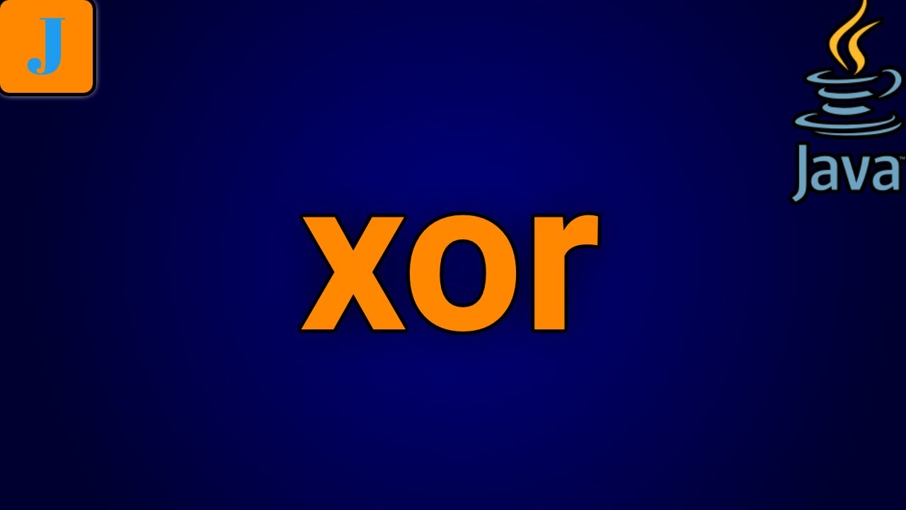Java xor Operator