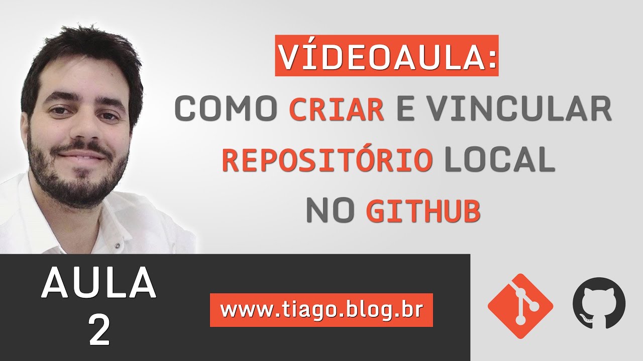 GIT AULA 2 - COMO CRIAR E VINCULAR UM REPOSITÓRIO LOCAL NO GITHUB
