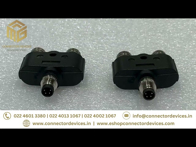 Sensor Connector - M12 SENSOR CONNECTORS FLANGE TYPE Importer from Mumbai