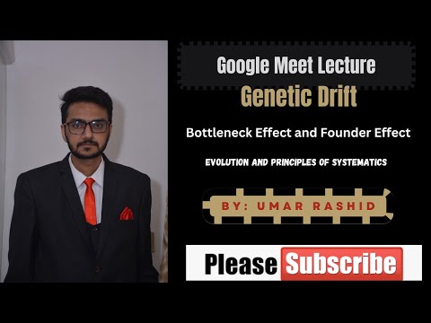 Genetic Drift | Bottleneck Effect & Founder Effect | Umar Rashid | Urdu