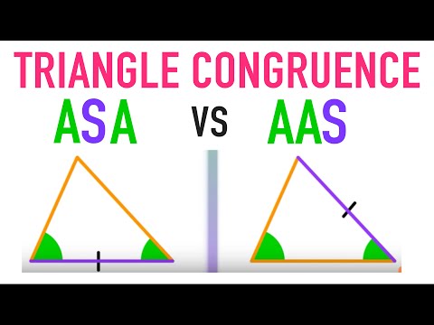 Triangle Congruence Theorems: ASA or AAS? Video Lecture - Class 9
