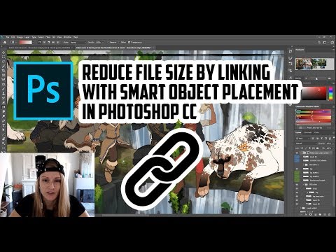 How to link files in Photoshop with Smart Object placement