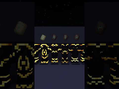 All Armor Trims with Gold on Netherite Armor! PURE LUXURY! ✨👑 #minecraft