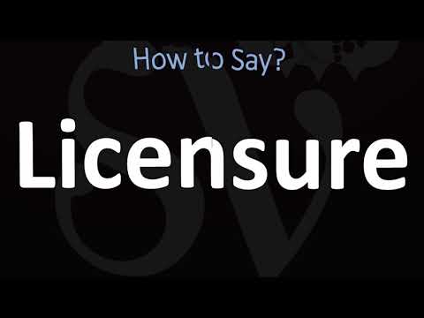How to Pronounce Licensure? (CORRECTLY)
