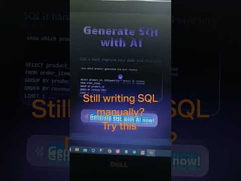 Write SQL using AI #sql #python #java #javascript #programming #html #database #sqlserver #css #php