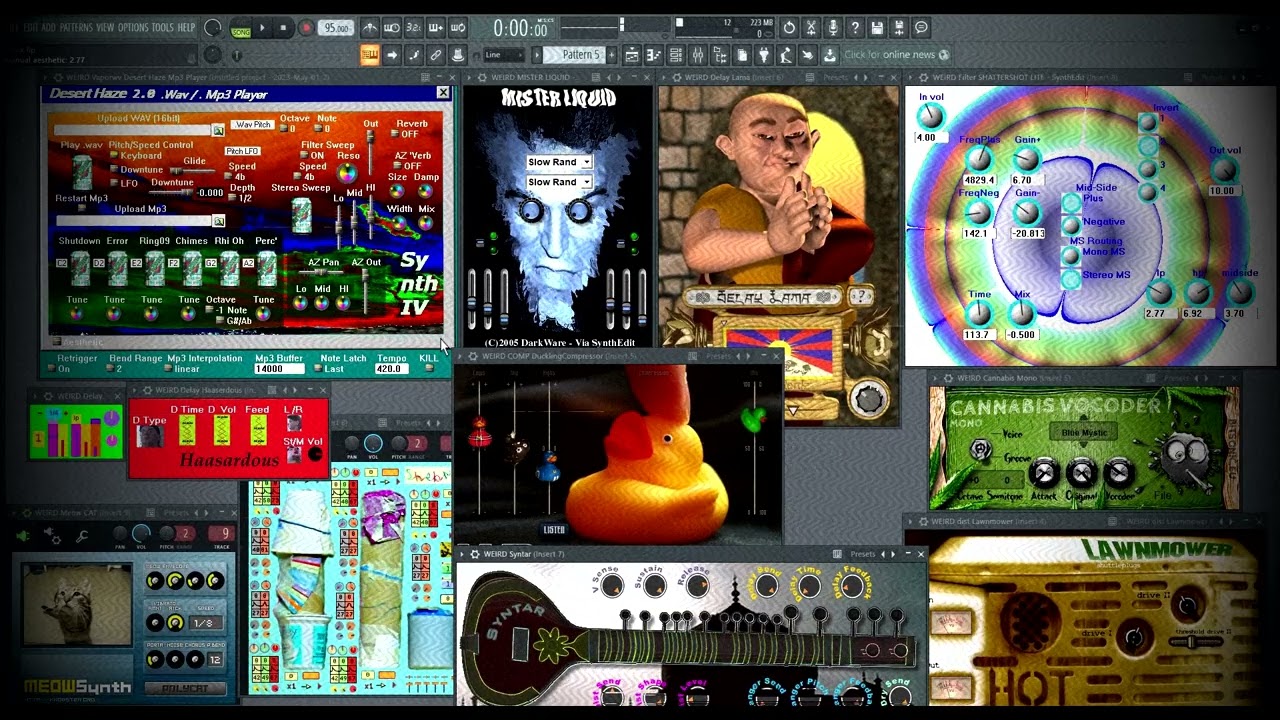 My Weird and Rare VST collection (download free in description) sound examples