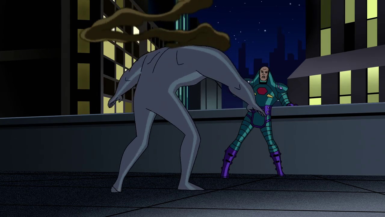 AMAZO realizes he's been betrayed by Lex Luthor