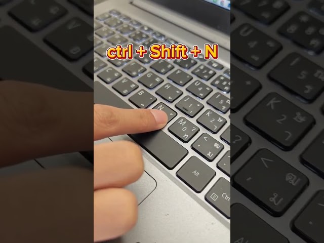 ctrl + shift + N คีย์ลัดเข้าสู่โหมดไม่ระบุตัวตน ไม่บันทึกข้อมูลการทัวร์เว็บ | วิดีโอครีเอเตอร์ by OS