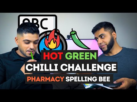 Eating a Green Chilli Everytime I Spell a Medication Wrong | Pharmacy Spelling Bee