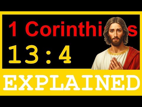 1 Corinthians 13:4 - What is True Love According to the Bible? | Verse Explained