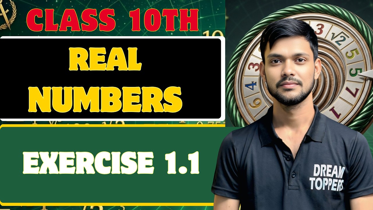 Class 10 maths  l Exercise 1.1 l Chapter 1 l Real Number  Mathematics l Ncert  l Solution  2026-27