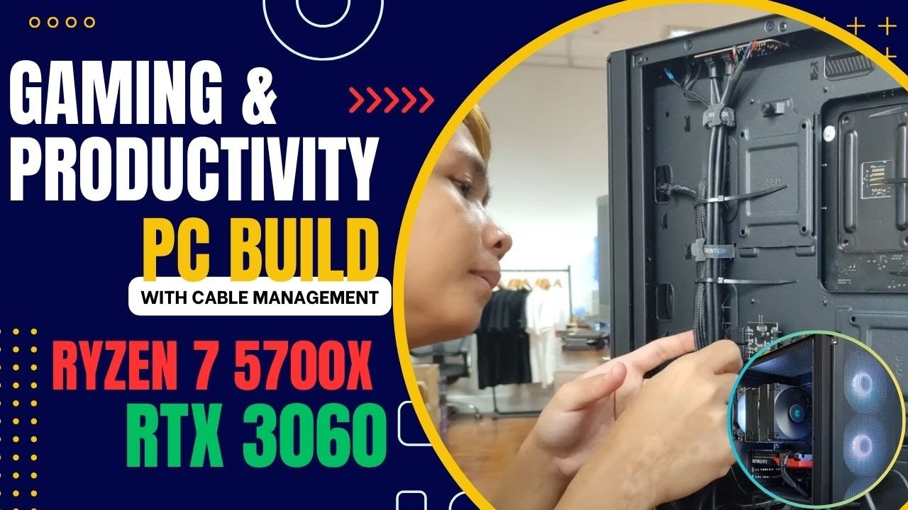 So easy to cable manage this PC Case from Montech 👌PC Build (Time-lapse) PCB-80