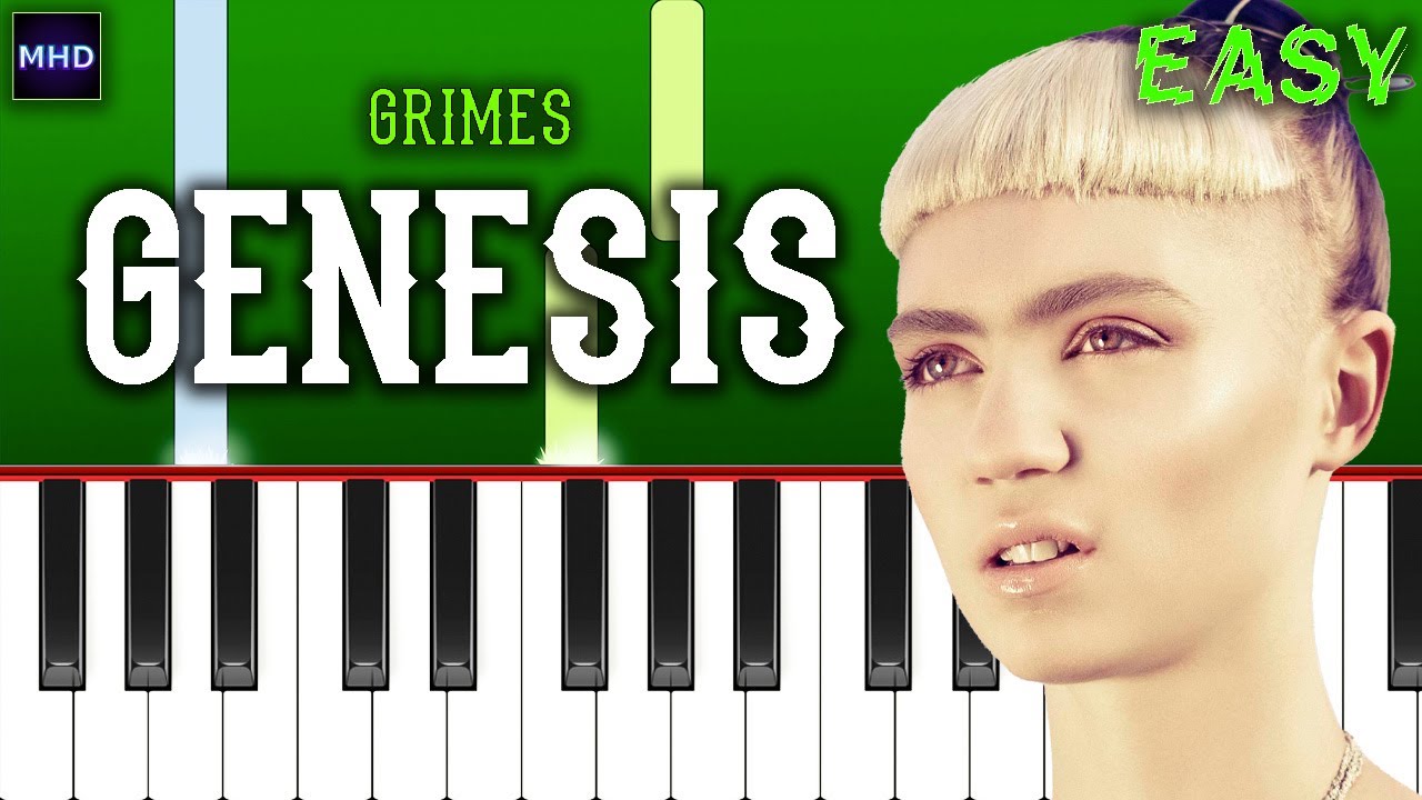 Grimes - Genesis - Piano Tutorial [EASY]