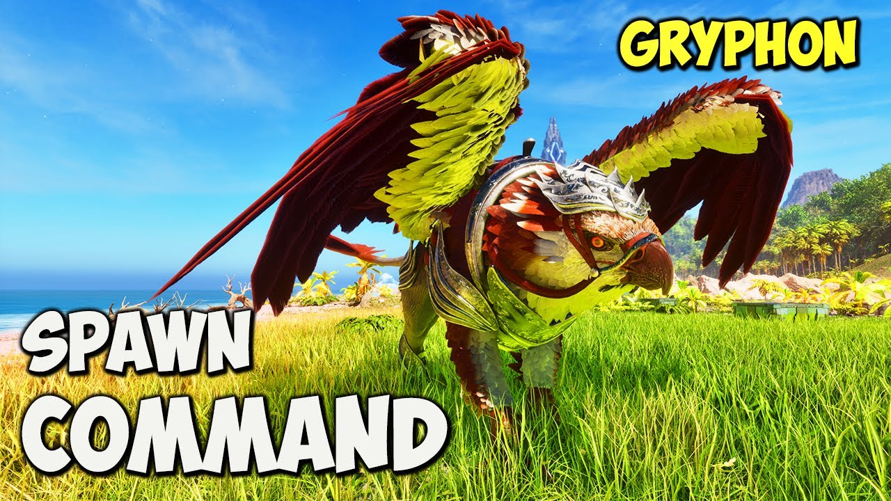 Gryphon ARK Survival Ascended Spawn COMMAND | How To Summon GRYPHONS Code ASA