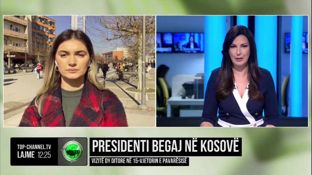 Top Channel/ Presidenti Begaj në Kosovë/ Vizitë dy ditore në 15 ... Top Channel/ Presidenti Begaj në Kosovë/ Vizitë dy ditore në 15 ...