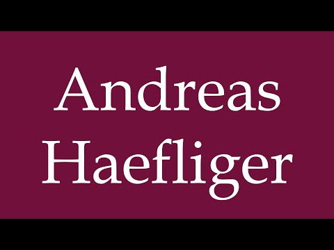 How to Pronounce ''Andreas Haefliger'' Correctly in German