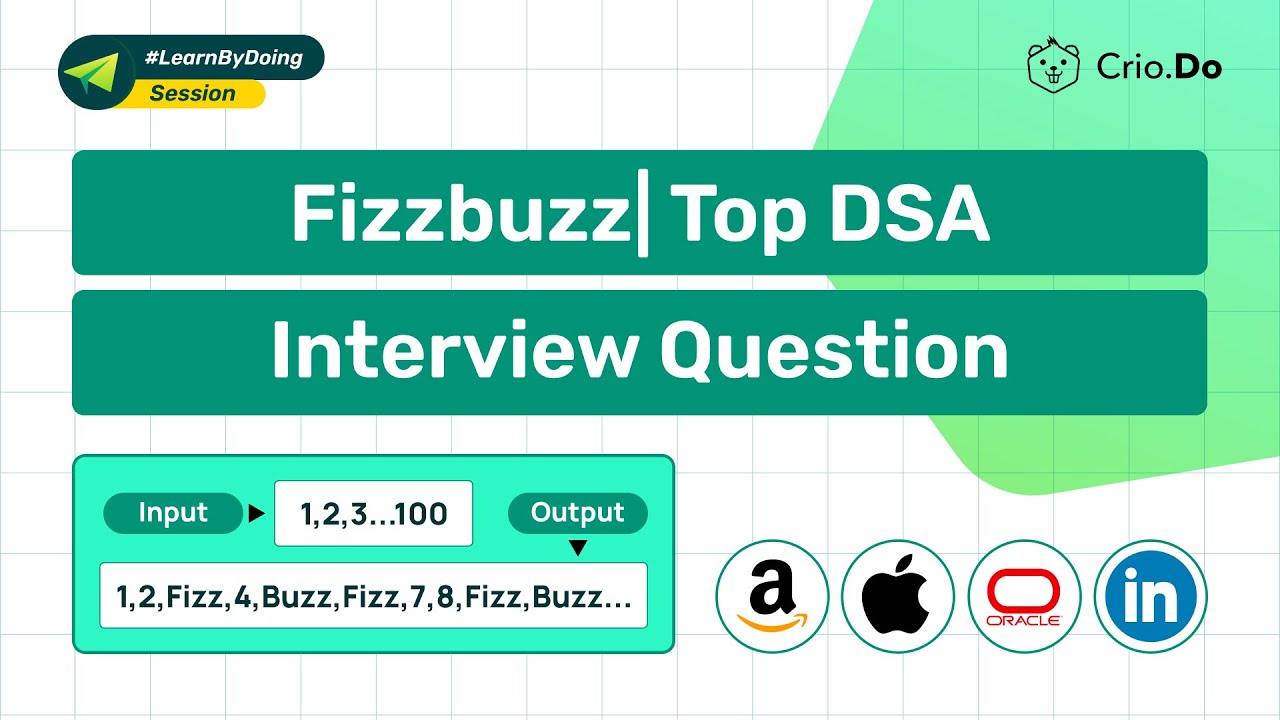 Fizzbuzz Problem | Top DSA Interview Question | Java