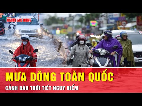 Cảnh báo mưa dông diện rộng, nguy cơ thời tiết cực đoan tại nhiều khu vực | Tin tức