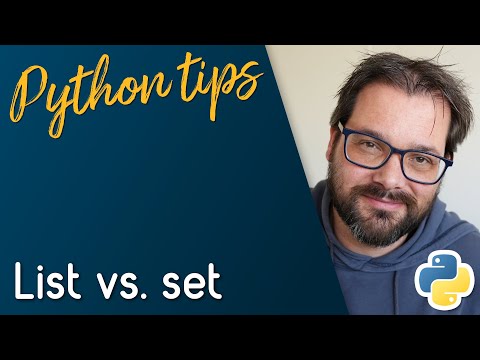 Should You Use A List Or A Set? // Python Tips