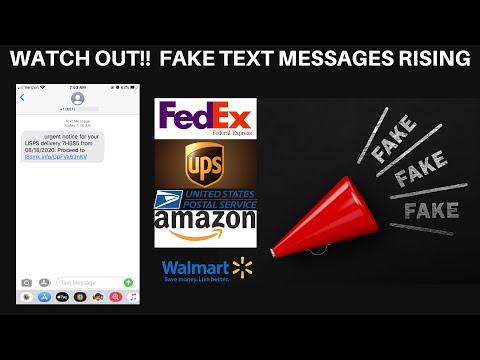 Surge In Fraudulent (USPS,UPS,FedEx, Amazon,Walmart)Text Messages