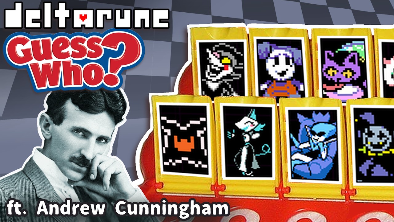 Guessing DELTARUNE Characters with ⁨@andrew_cunningham⁩ - [Guess Who #2]
