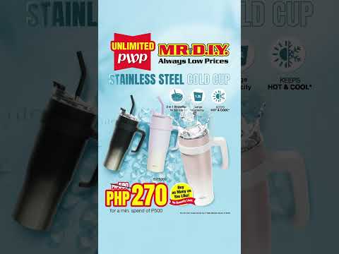 #MRDIYExclusive Stainless Steel Cold Cup | MR DIY Philippines