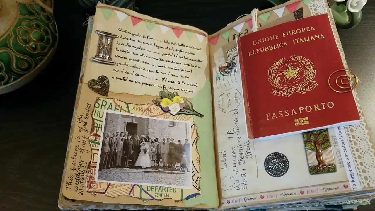 Tribute Journal Spread: My heritage