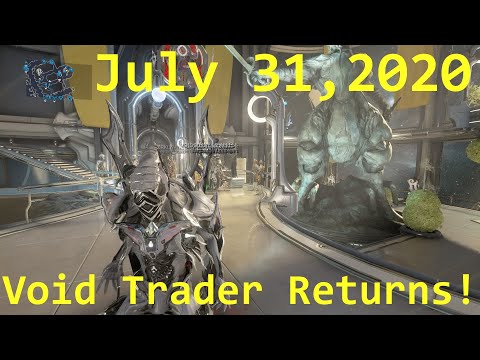 [PS4] Warframe Void Trader Returns! (July 31, 2020 Offers!)
