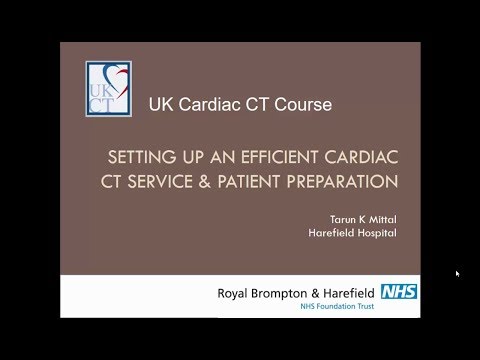 Setting up Cardiac CT service and patient preparation
