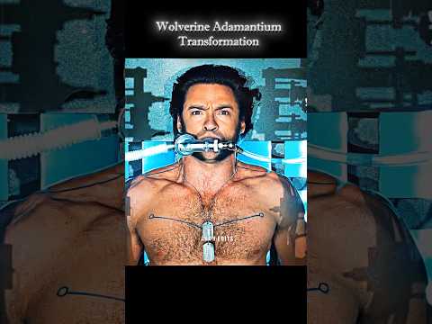 Wolverine's Adamantium Transformation ???????????? #shorts #wolverine