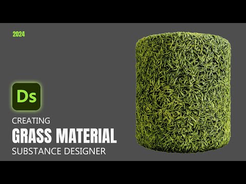 Creating Grass seamless texture in substance designer 2024